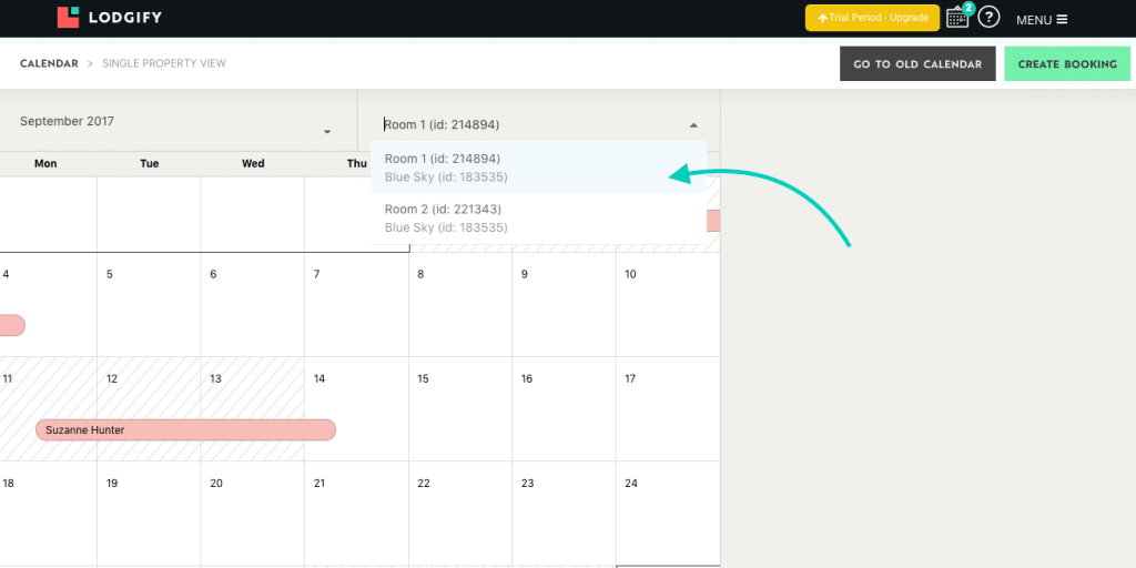 Lodgify Update: New Single Unit Calendar View
