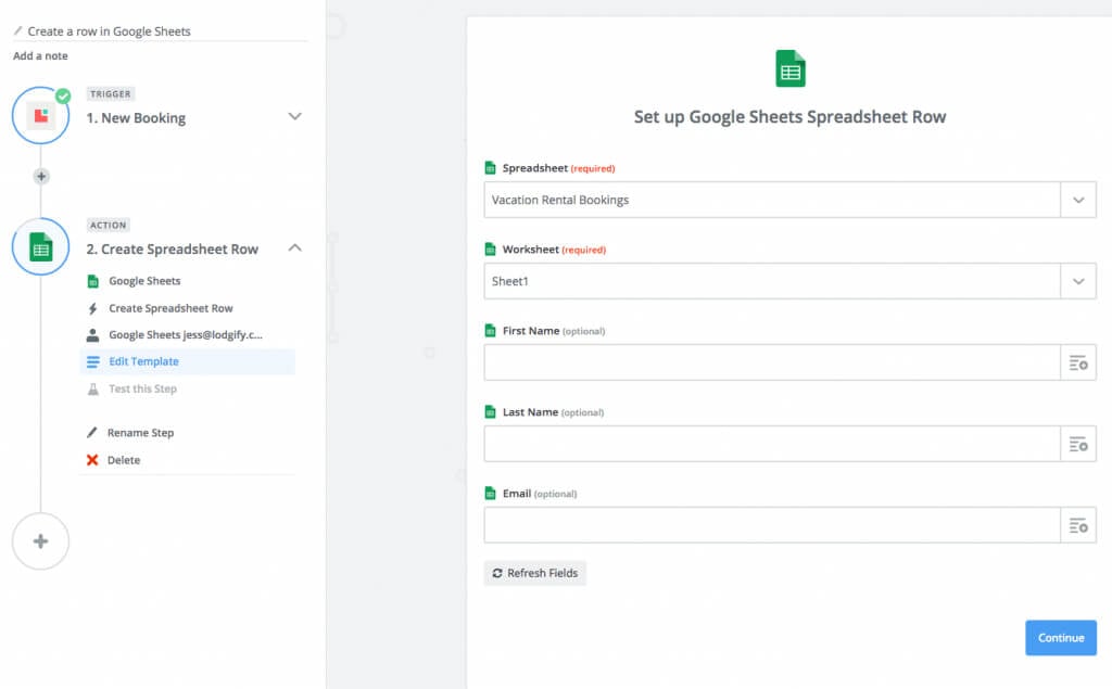 Integración con Zapier - Lodgify