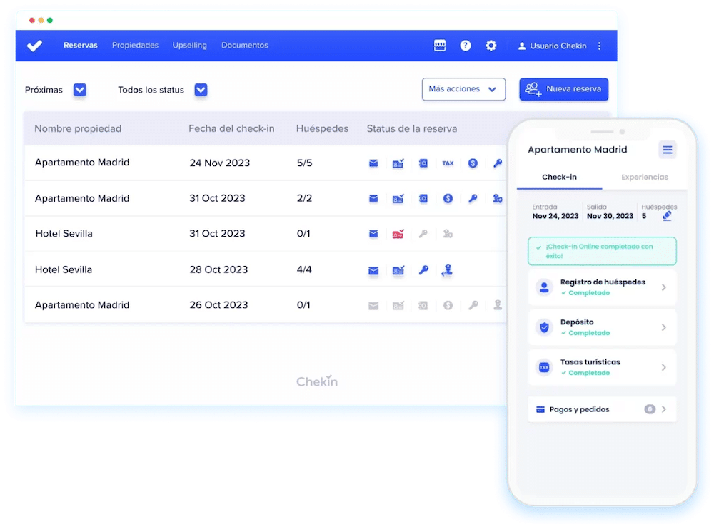 Integración con Chekin - Lodgify