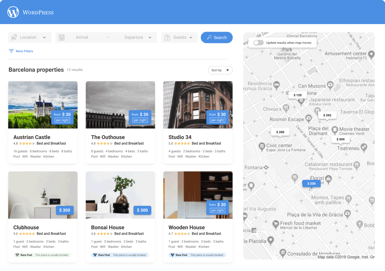 WordPress Booking System & Vacation Rental Plugin - Lodgify